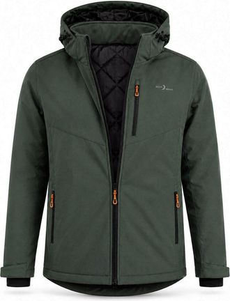 Blue Wave Softshelljacke Herren Softshelljacke Marlon - Outdoor-Jacke mit leichter Wattierung Wassers&auml;ule 5000 mm, Winddicht, Atmungsaktiv, Kapuze abnehmbar