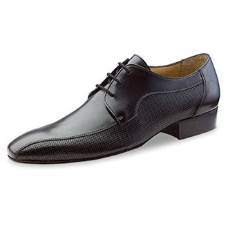 Werner Kern Hommes Chaussures de Danse 28031 - Cuir Noir - 2,5 cm Ballroom [UK 7]