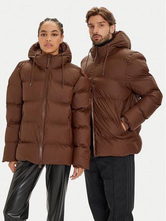 Rains Winterjacke Unisex 15120 Braun Regular Fit