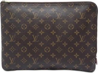 Louis Vuitton Pre-owned Etui Voyage MM - Femme - Pre-owned - Brun - Taille: ONE Size