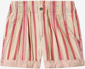 Isabel Marant Short Nirma - Femme - Beige-red - Taille34 - Marant &Eacute;toile - Collection &Eacute;t&eacute; Femme - Nouvelle Collection Capsule High Summer