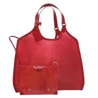 Louis Vuitton Pre-owned Vinyl handtaschen - - Pre-owned - Damen - Rot - ONE SIZE