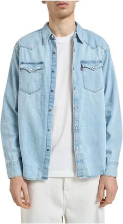 Levi's Homme, Chemises, Bleu, Taille: XL Barstow Western Shirt