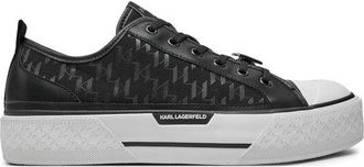 Karl Lagerfeld Sneakers aus Stoff KL50424 Schwarz