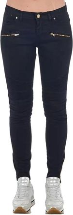 Frankie Morello Femme, Jeans, Bleu, Taille: 40 FR Jean Stretch Biker