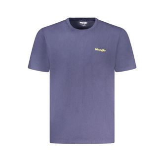 Wrangler Small Logo Tee - - Tops - Herren - Blau - M
