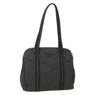 Prada Sac bandouli&egrave;re en nylon Pre-owned - Femme - Pre-owned - Vert - Taille: ONE Size