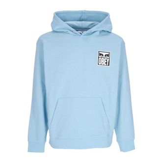 Obey Blaue Eyes Icon Kapuzenpullover - - Sweatshirts & Hoodies - Herren - Blau - XL