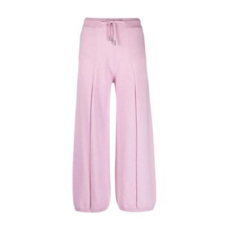 Stella McCartney Kaschmir-Mix Kurze Hose mit Kordelzug - - Trousers - Damen - Rosa - L