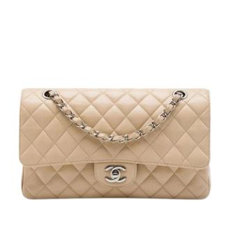 Chanel Pre-owned Classic Double Flap Schultertasche - - Pre-owned - Damen - Beige - ONE SIZE