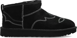 UGG Bottines de neige Classic Ultra Mini Western - Femme - Chaussures - Noir - Taille: 38 EU
