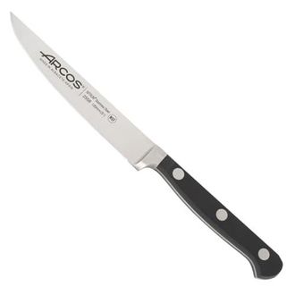 Arcos Couteau Chuletero Professionnel - Lame Forg&eacute;e Acier Inoxydable NITRUM 120 mm - Manche POM R&eacute;sistant - S&eacute;rie Classique Cuisine