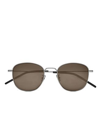 Saint Laurent round-frame sunglasses - Silber