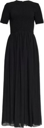 Emporio Armani Femme, Robes, Noir, Taille: 34 FR Long Dress in Techno Georgette