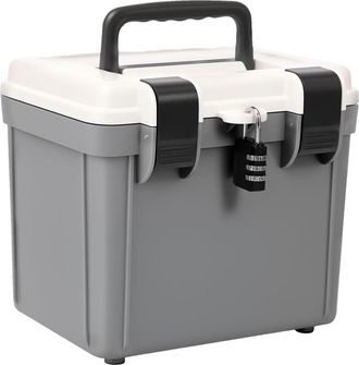 Generico Medizinbox - Sicherer Werkzeug-Organizer, Aufbewahrungsbox mit Verriegelung | Passwortsicherer Fall für die Sammlung von Aktenordnern, tragbarer Kombi