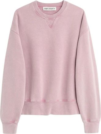 Our Legacy Homme, Sweatshirts et sweats &agrave; capuche, Rose, Taille: S Base Sweat