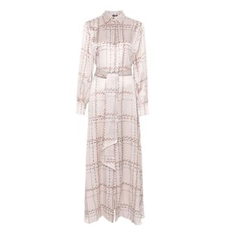Kiton Mauve Seiden-Maxikleid - - Dresses - Damen - Rosa - XS