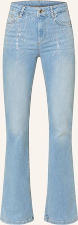 Liu Jo Liu Jo Flared Jeans Beat Mit Schmucksteinen blau