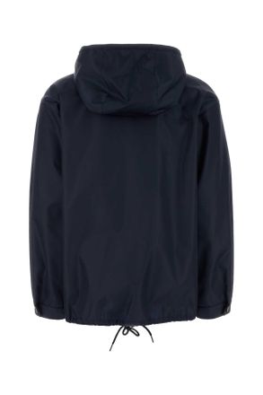 Prada Womens Dark Blue Re-Nylon Jacket Blu Exterior: Giubbini