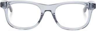 Montblanc lunettes de vue &agrave; monture rectangulaire - Gris
