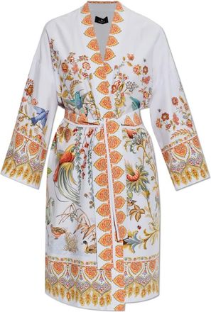Etro Femme, Blouses et Chemises, Bleu, Taille: 38 FR Manteau en soie
