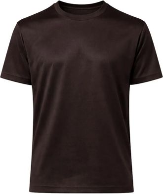 Daniele Fiesoli Homme, Tops, Brun, Taille: M T-Shirt Col Rond