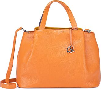 Mywalit Med Grab Handtasche, abnehmbarer Schultergurt, Unisex, Erwachsene, Orange, Orange