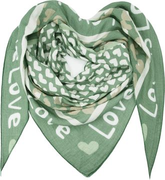 Glamexx24 Gloop Damen XXL Dreieckstuch Halstuch Baumwolle Musselin Schal Poncho Ohne Kratze an Haut Hergestellt in Italien 135 cm&times;135 cm&times;220 cm