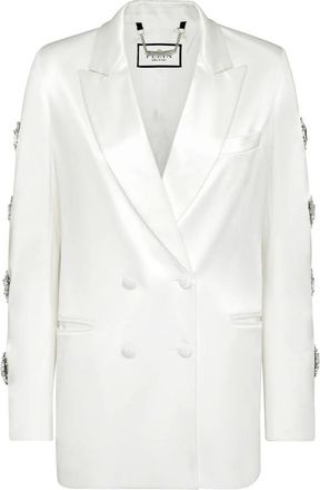 Philipp Plein Damen, Jacken, Weiß, MGröße