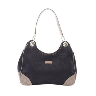 Gucci Sac port&eacute; &eacute;paule Pre-owned Guccissima en toile et cuir - Femme - Pre-owned - Noir - Taille: ONE Size