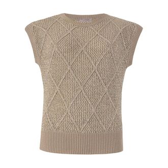 D.exterior Damen, Strickwaren, Braun, MGr&ouml;&szlig;e