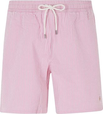 Polo Ralph Lauren Homme, Maillots de bain, Rose, Taille: L Traveler Mid Trunk