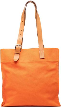 Herm&egrave;s Shopper - Toile Etriviere Shopping Tote - Gr. unisize - in Orange - f&uuml;r Damen