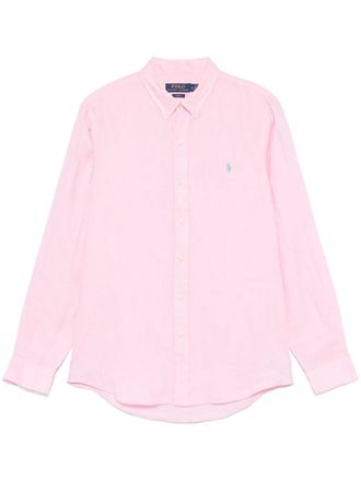 Polo Ralph Lauren Hemd aus Leinen - Rosa