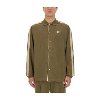 Palm Angels Homme, Chemises, Vert, Taille: M Casual Shirt
