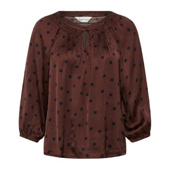 Part Two Blouse - Femme - Blouses et Chemises - Brun - Taille: 44 FR
