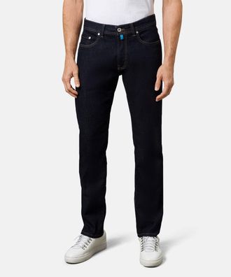 Pierre Cardin Herren 5-Pocket Lyon Tapered Jeans, Blue/Black Stonewash, 31W / 34L