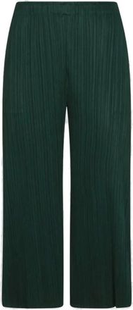 Issey Miyake Femme, Pantalons, Vert, Taille: 44 FR Wide Pantalons