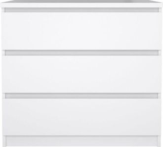ebuy24 Naia Kommode 3 Schubladen weiß hochglanz