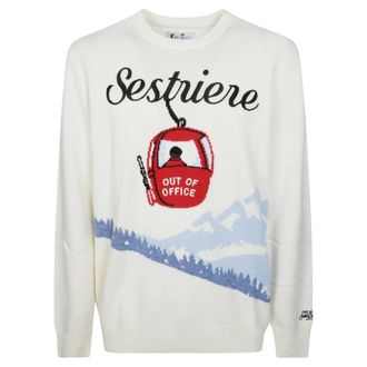 MC2 Saint Barth Maglia Heron C - - Knitwear - Herren - Wei&szlig; - S