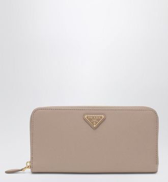 Prada Powder and gold zip around wallet