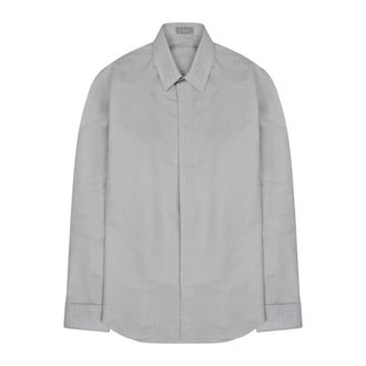 Dior Besticktes Hemd mit Knopfleiste - - Shirts - Herren - Grau - XL