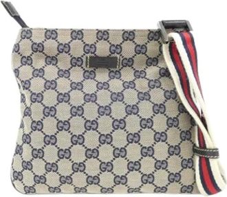Gucci unisex, Pre-owned, Multicolore, Taille: ONE Size Sac bandouli&egrave;re en toile Pre-owned