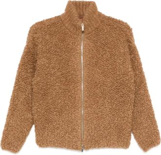 Max Mara Oggetti zip-up cardigan - Braun