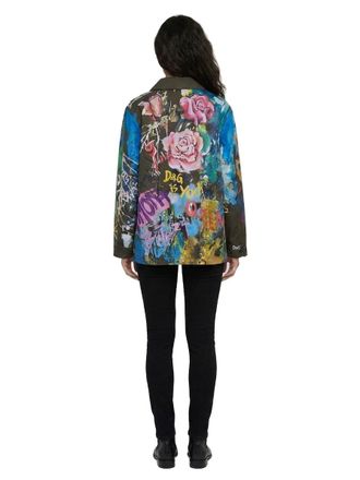 Dolce & Gabbana Womens Multicolor Cotton Denim Jacket Clothing
