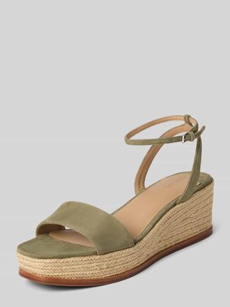 Lauren Ralph Lauren Wedges aus Leder mit Logo-Detail Modell LEONA