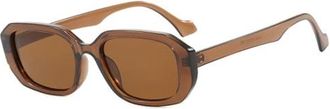 Generic Montures Carrées Élégantes For Hommes Et Femmes Lunettes De Soleil Polarisées For Les Déplacements En Plein Air, Le Sport Et Les Vacances(Brown)