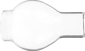 Soimiss Angoily Transparenter Glaszylinder f&uuml;r Kerzen Offener Kerzenhalter aus Robustem Glas Dekorative Kerzenabdeckung f&uuml;r Romantische Tischdekoration