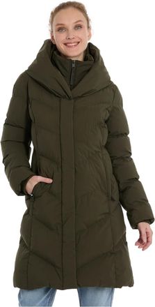 Ragwear Natalka - Damen Wintermantel, Gr&ouml;&szlig;e:XL, Farbe:Dark Olive