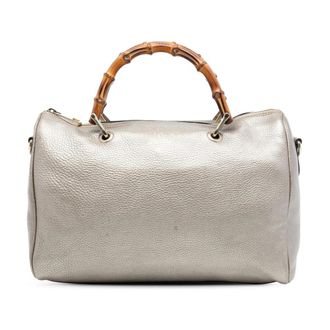 Gucci Sac &agrave; main Pre-owned en cuir - Femme - Pre-owned - Jaune - Taille: ONE Size